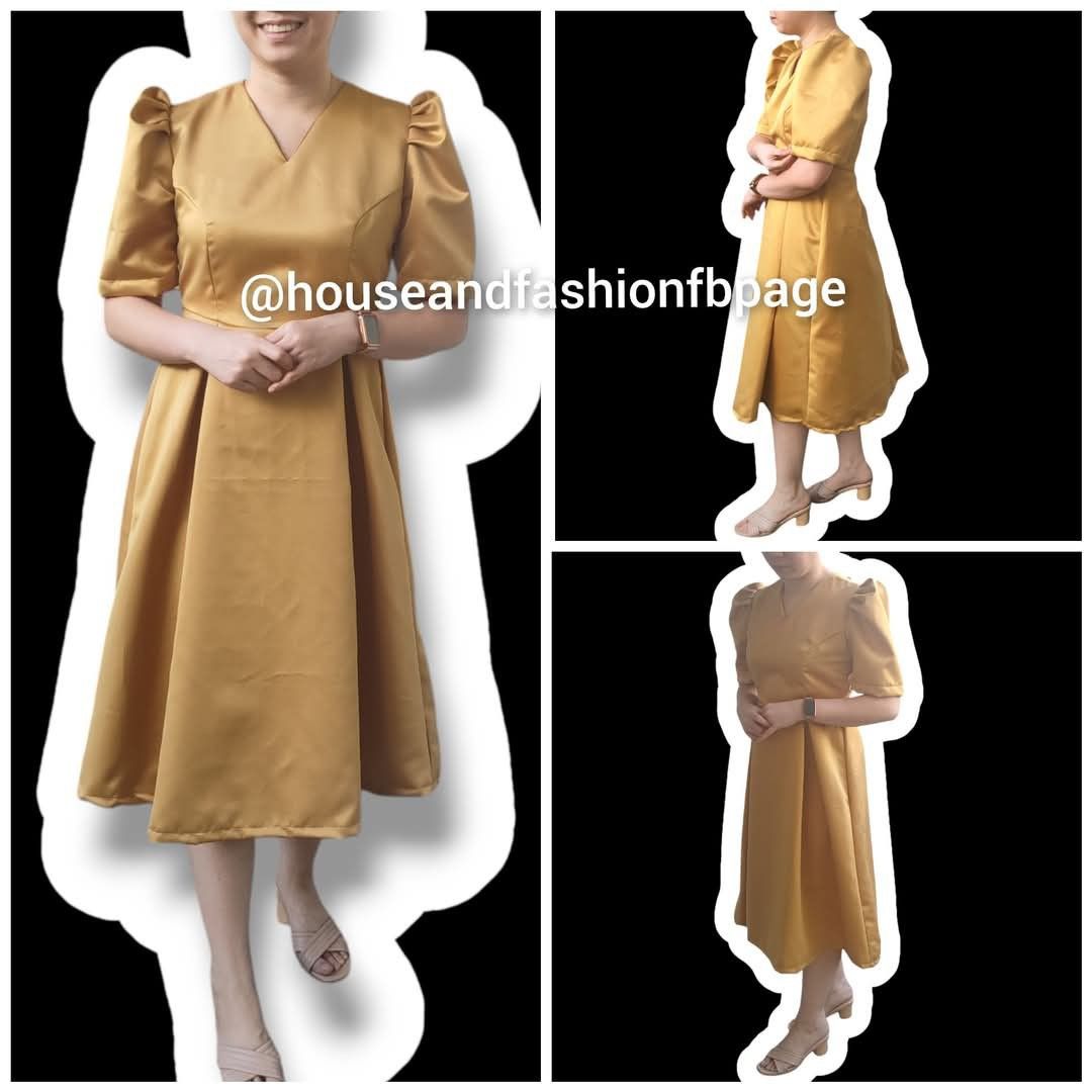 V-neck Modern Filipiniana Dress for Women Graduation Oath Taking ...