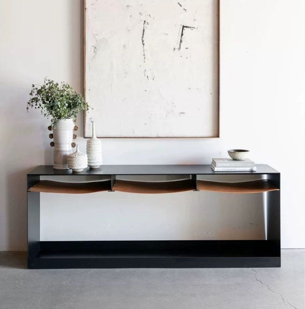 VOLVO Modern Metal Console Table, Furniture & Home Living, Furniture ...