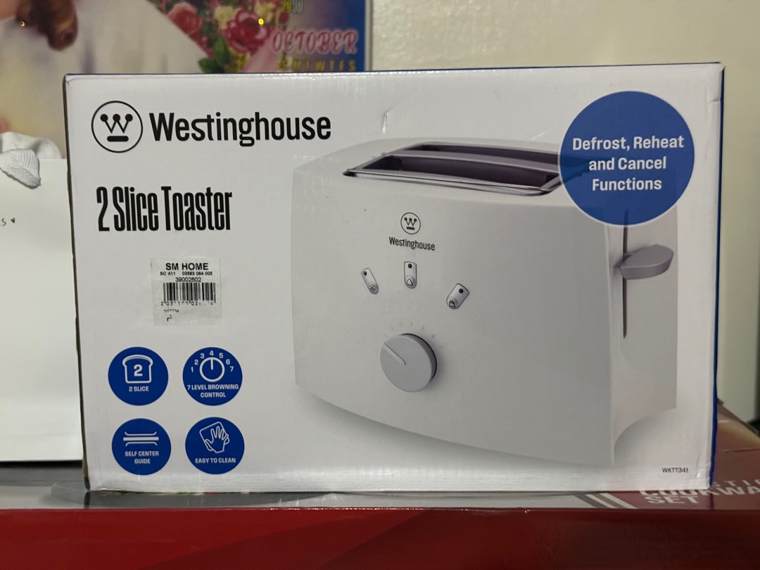 Westinghouse 2 Slice Toaster, TV & Home Appliances, Kitchen Appliances ...