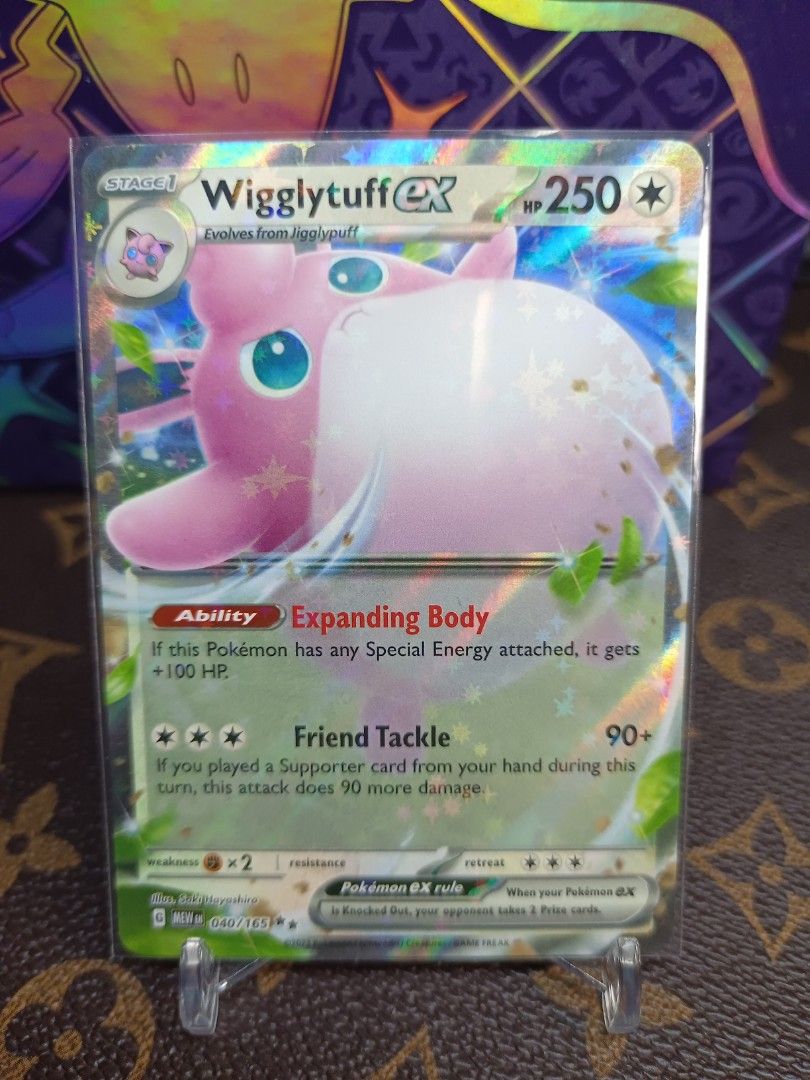 Wigglytuff ex - 040/165 - Ultra Rare (Scarlet & Violet 151) 2023 ...