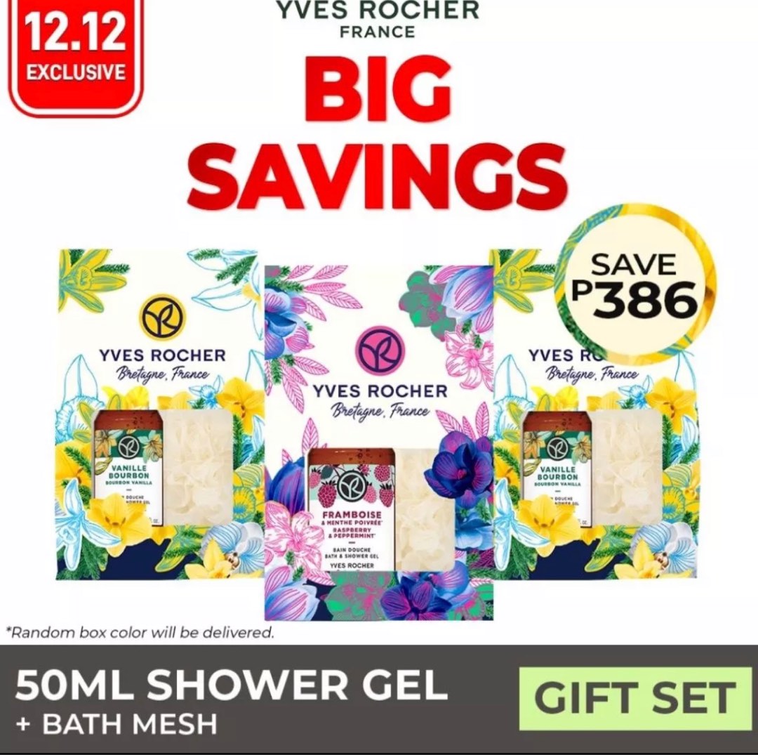 Yves Rocher Gift Set, Beauty & Personal Care, Bath & Body, Bath on ...