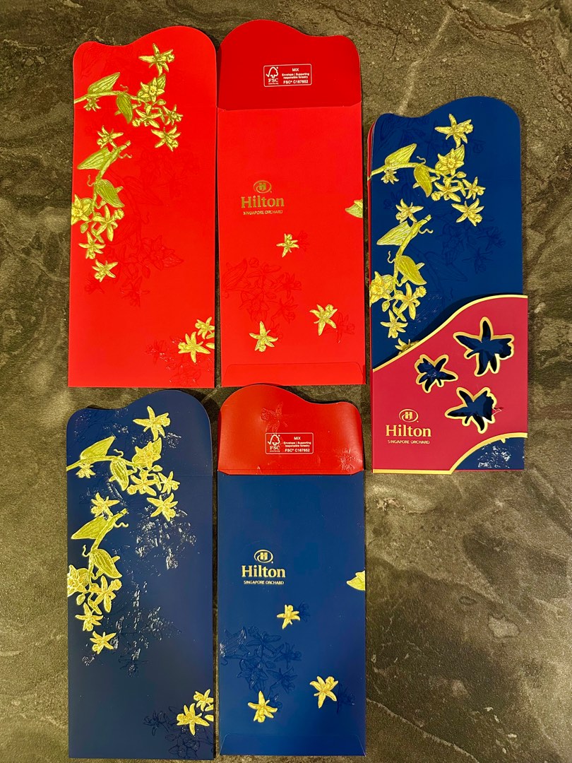 2025 Hilton Singapore CNY packets, Hobbies & Toys, Stationery & Craft ...