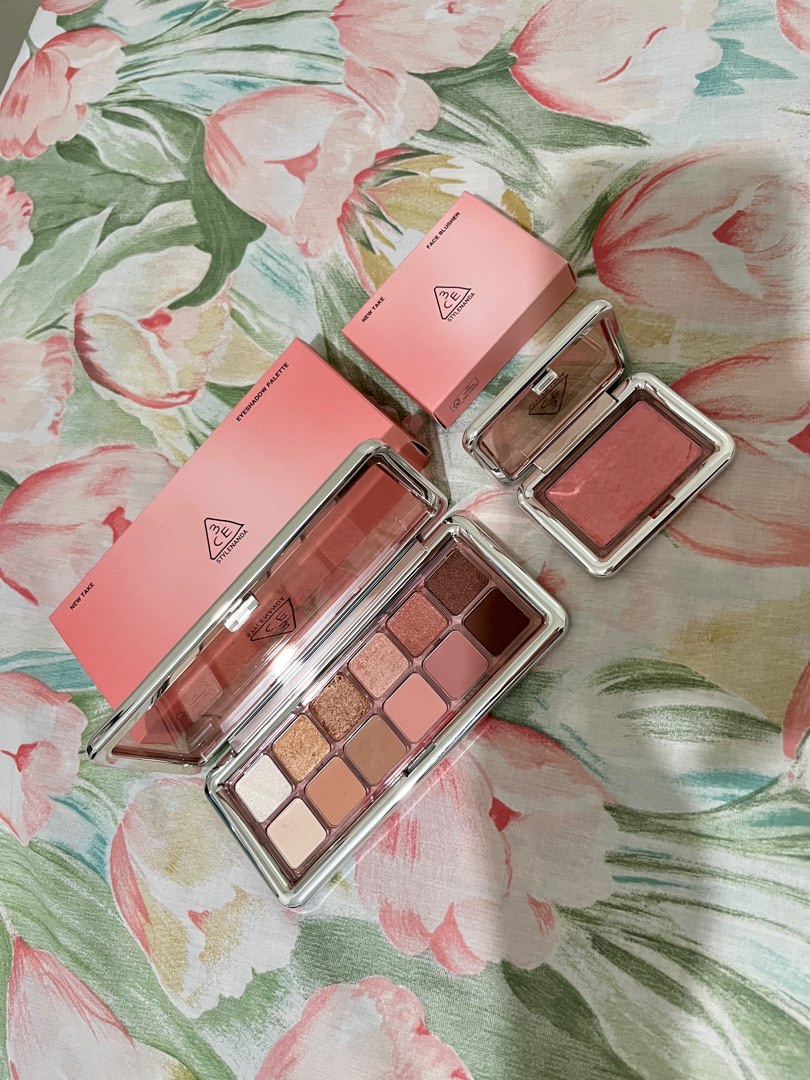 3ce eyeshadow and blush palette set, Beauty & Personal Care, Face ...