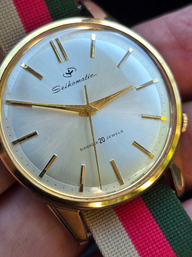 (A883) Vintage Japan 1960's Seiko Seikomatic Watch, Men's Fashion ...