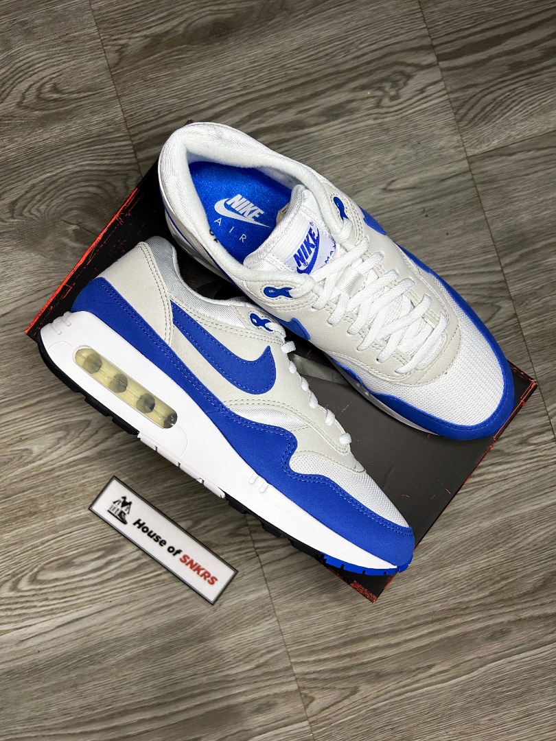 Air Max 1'86 Premium Big Bubble 'Royal Blue', Men's Fashion, Footwear ...