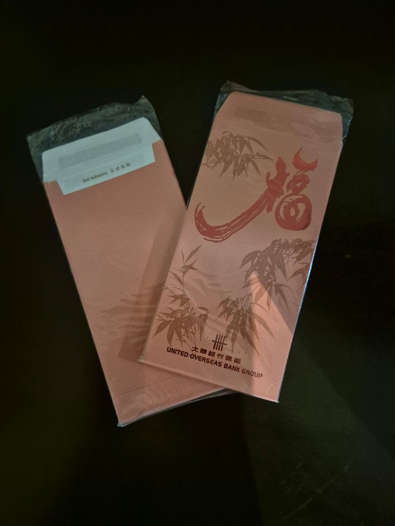 Angpow Red Packets UOB Ang Pao, Hobbies & Toys, Stationery & Craft, Art ...