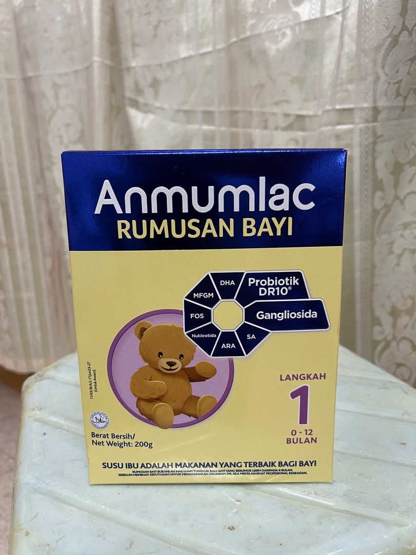 Anmumlac Rumusan Bayi Langkah 1 200g expire 12/2025, Babies & Kids ...