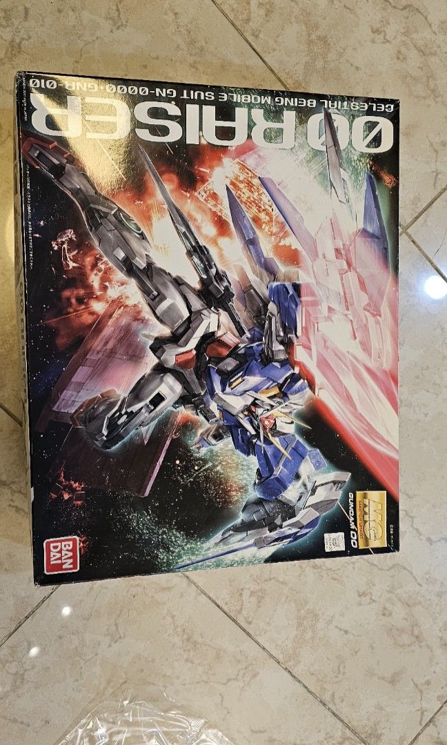 Bandai 高達模型 MG 00 RAISER 1/100 眼見 散件, 興趣及遊戲, 玩具 & 遊戲類 - Carousell