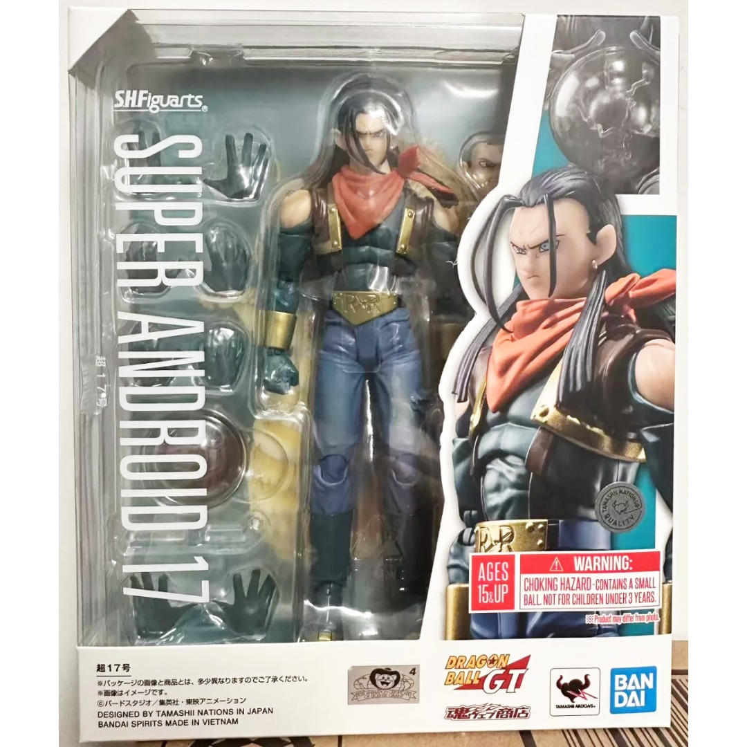 Bandai Tamashii Web S.H.Figuarts Dragon Ball GT Super Android 17 Action ...
