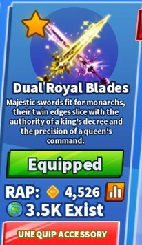 Blade ball (Dual Royal Blade), Video Gaming, Video Games, Others on ...