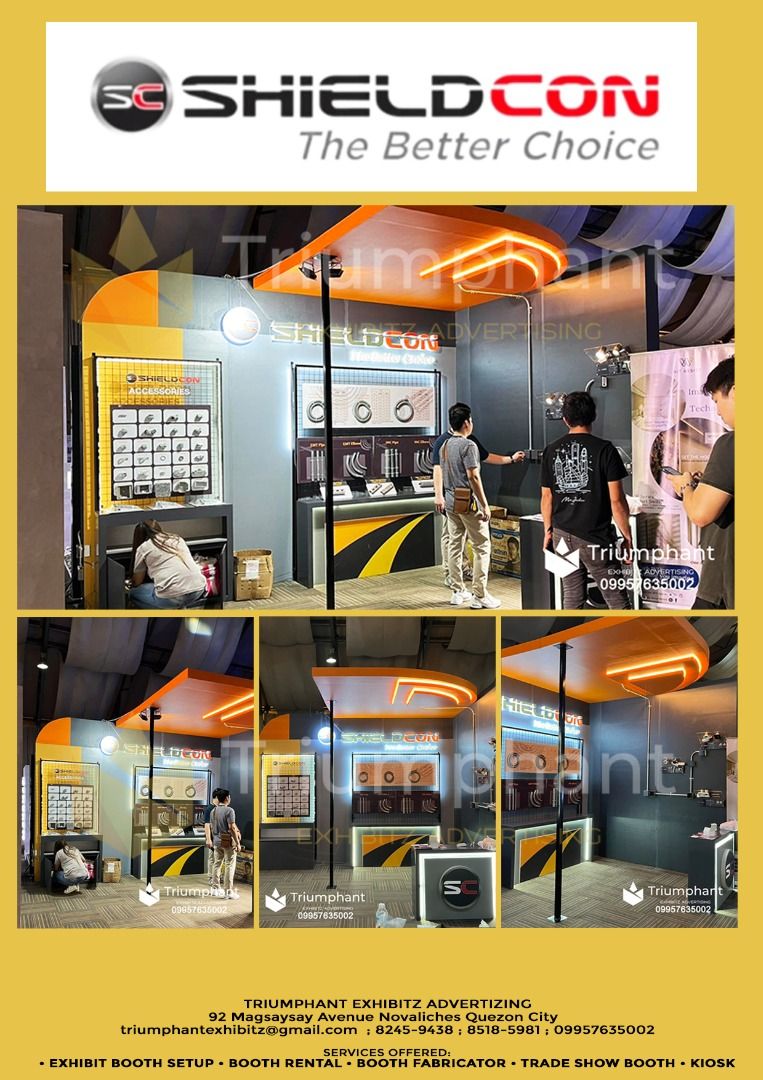 Booth Exhibit Booth Setup Event Trade Show Backwall Backdrop Kiosk ...
