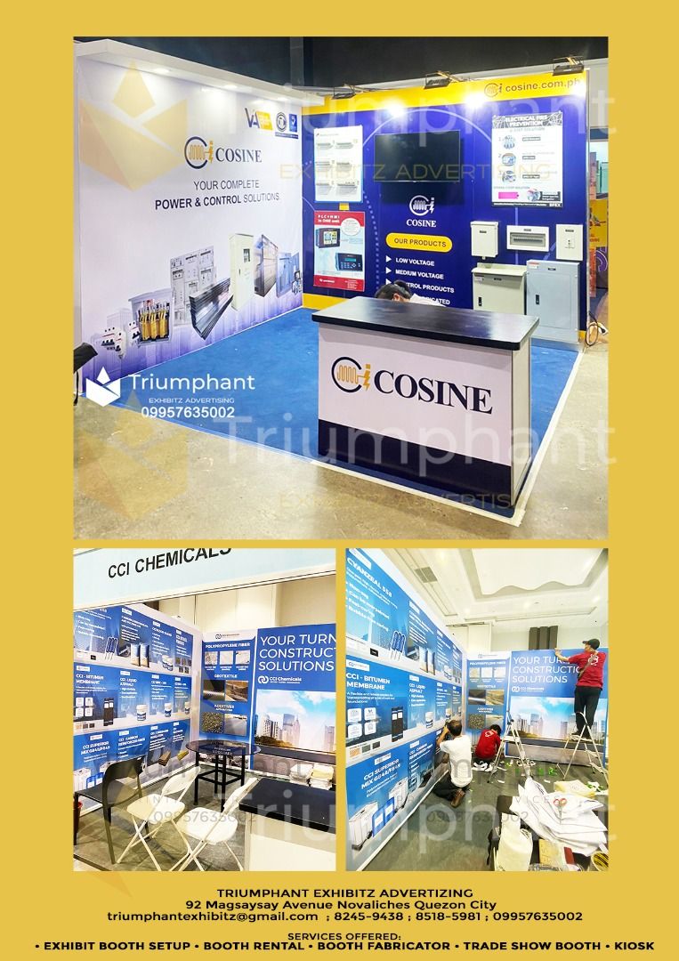Booth Exhibit Booth Setup Event Trade Show Backwall Backdrop Kiosk ...