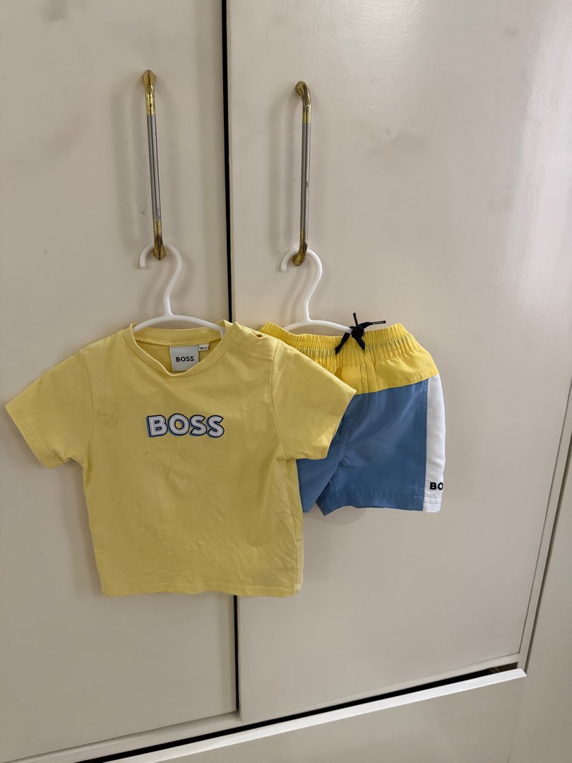 BOSS baby set, Babies & Kids, Babies & Kids Fashion on Carousell