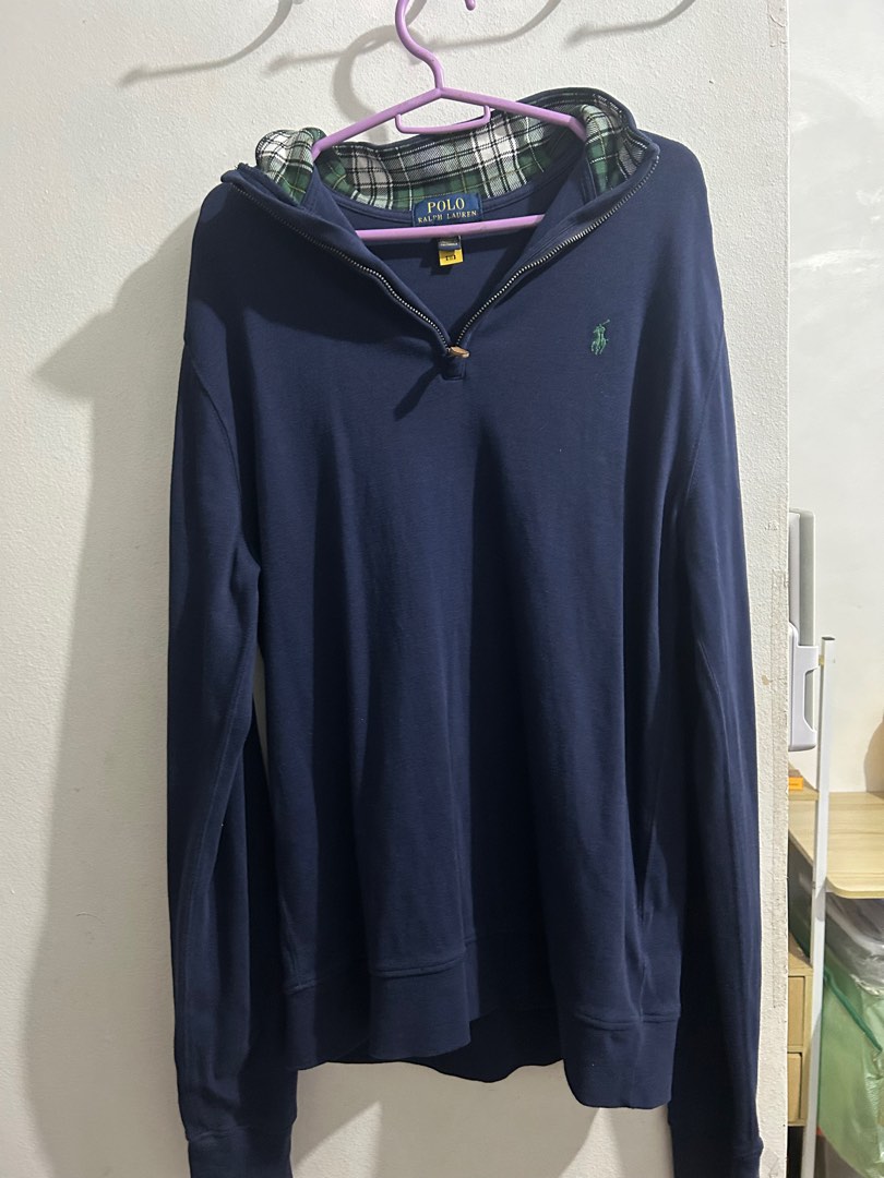 Polo Ralph Lauren Men QZip Pullover, Men's Fashion, Tops & Sets ...