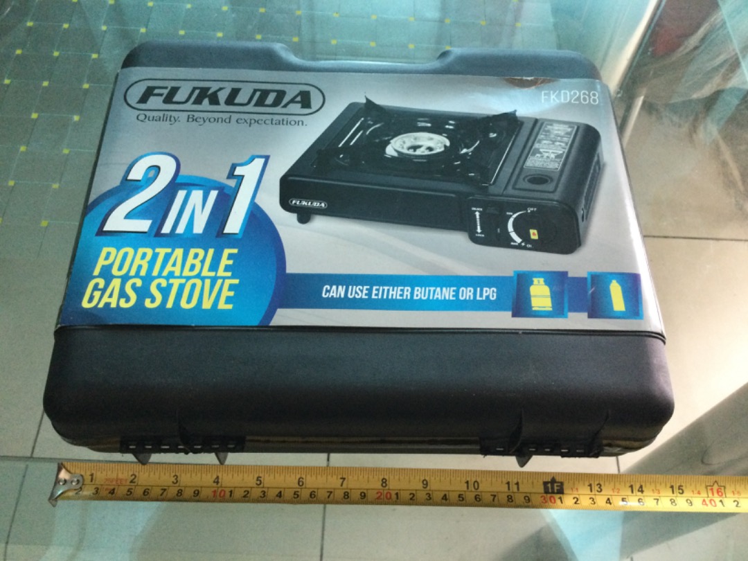 Brand new fukuda 2 in 1 portable gas stove with case, TV & Home ...