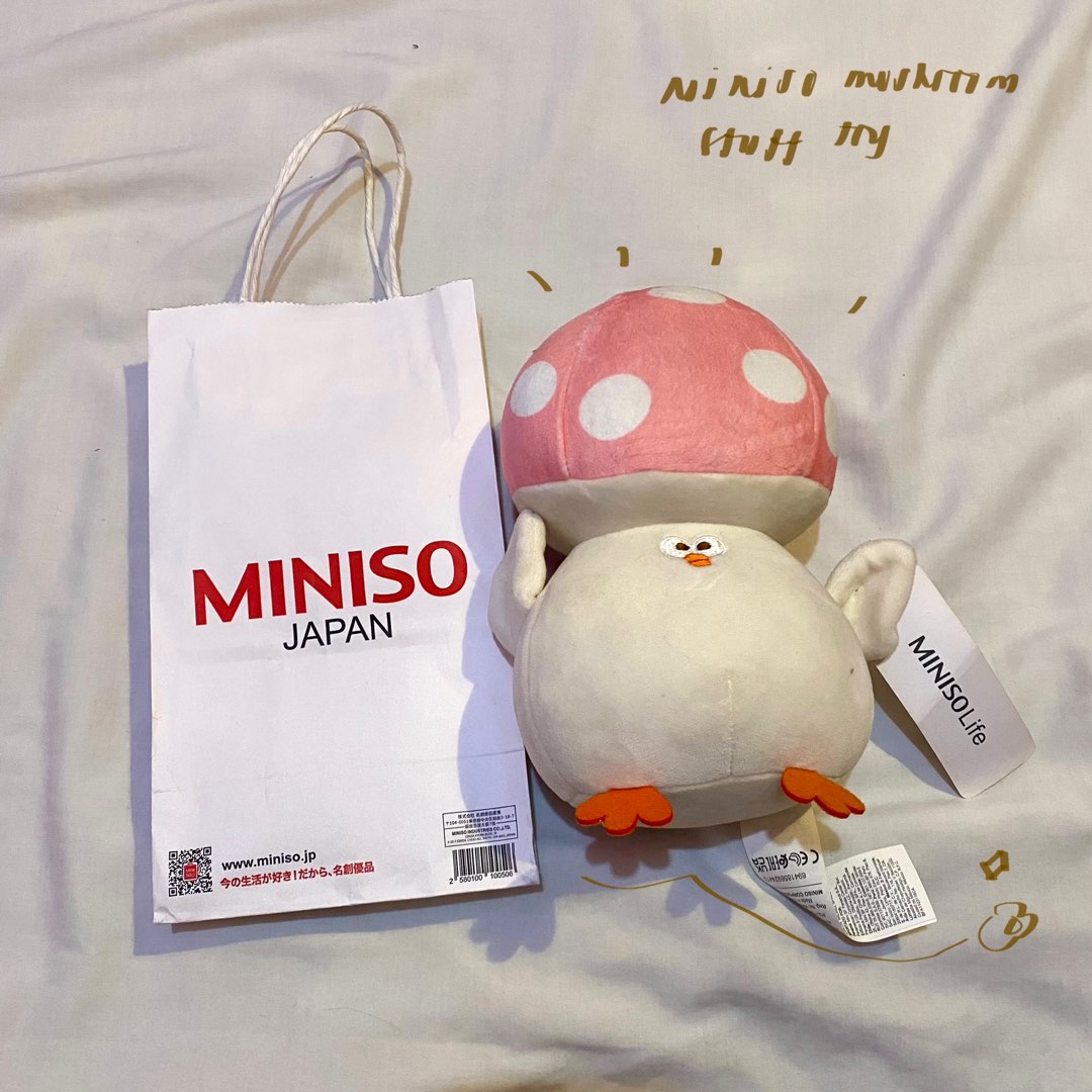 Brand New Miniso Mushroom Stuff Toy, Hobbies & Toys, Toys & Games on ...