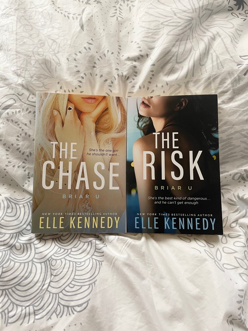Briar U Series The Chase The Risk Elle Kennedy Book Set, Hobbies & Toys ...