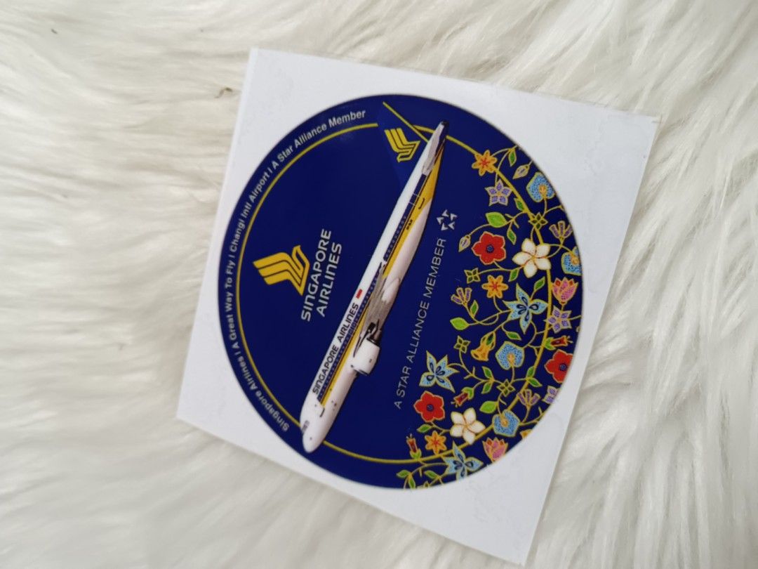 Car Sticker Tampal Dari Dalam Cermin (Singapore Airlines), Everything ...