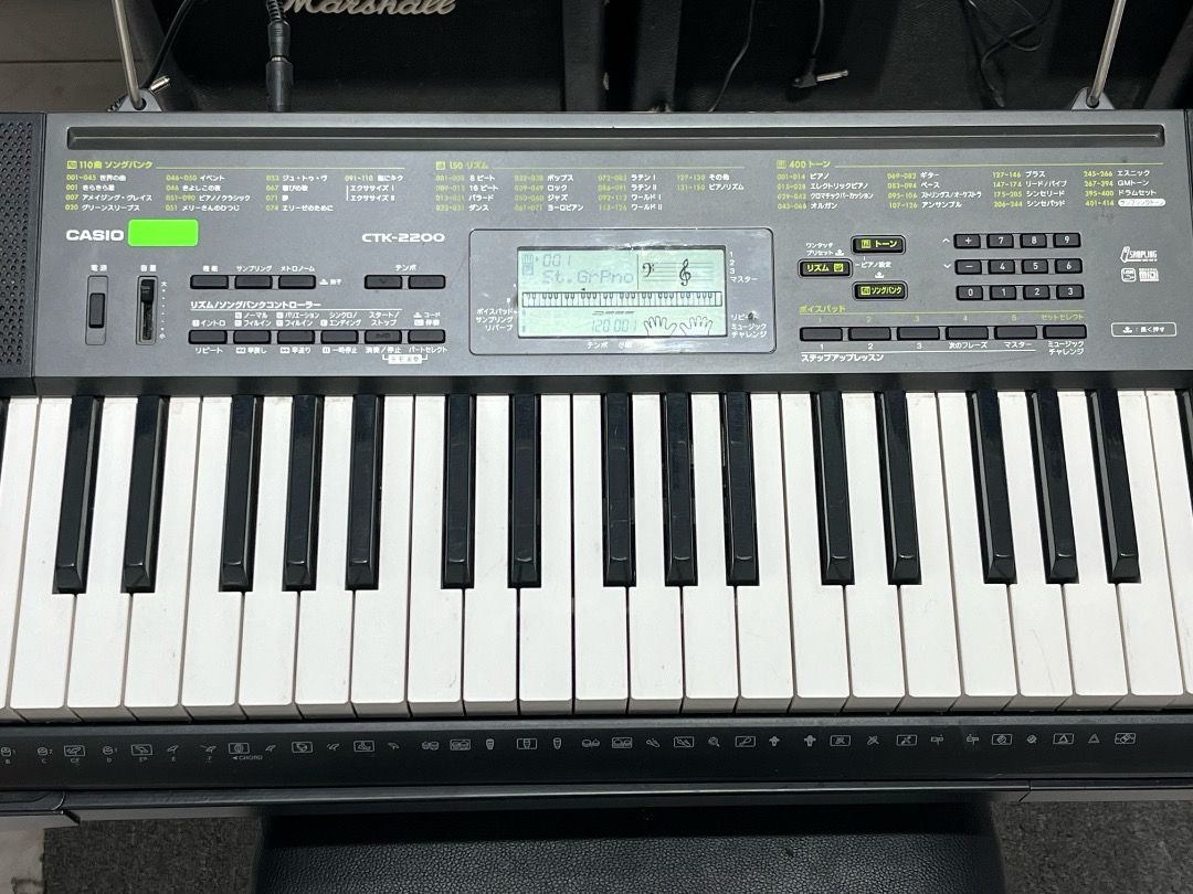 Casio CTK-2200 Piano Keyboard Organ 61 Semi Weighted Keys, Hobbies ...