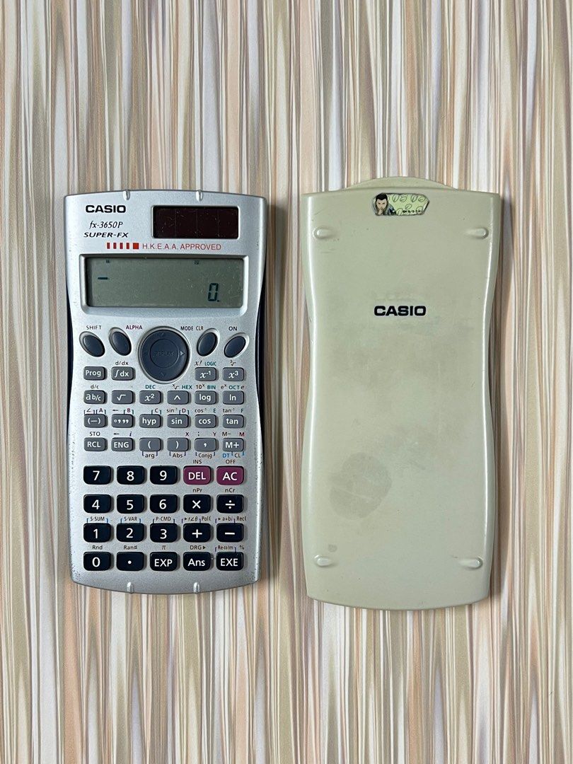 Casio fx-3650P Calculator HKDSE MATHS M2 考試計數機 數學 文憑試 DSE BAFS ACCOUNTING HKEAA Approved 中學計數機 中 ...
