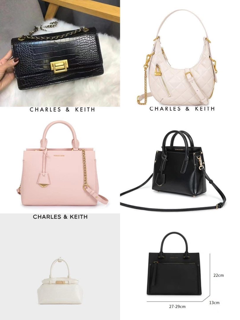 Charles and Keith bags (FB: Miss Bags), Women's Fashion, Bags & Wallets ...