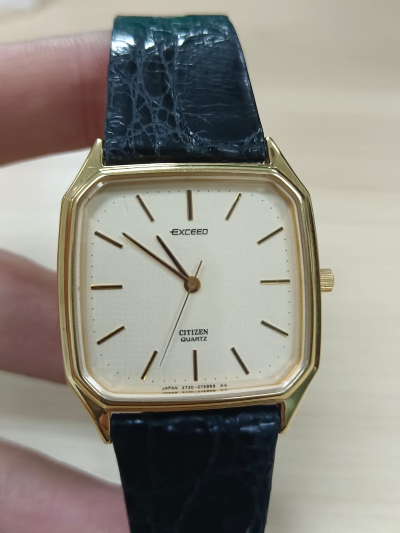 Citizen Exceed 2730 series "Tank" (NOS) with box Quartz JDM, Men's ...