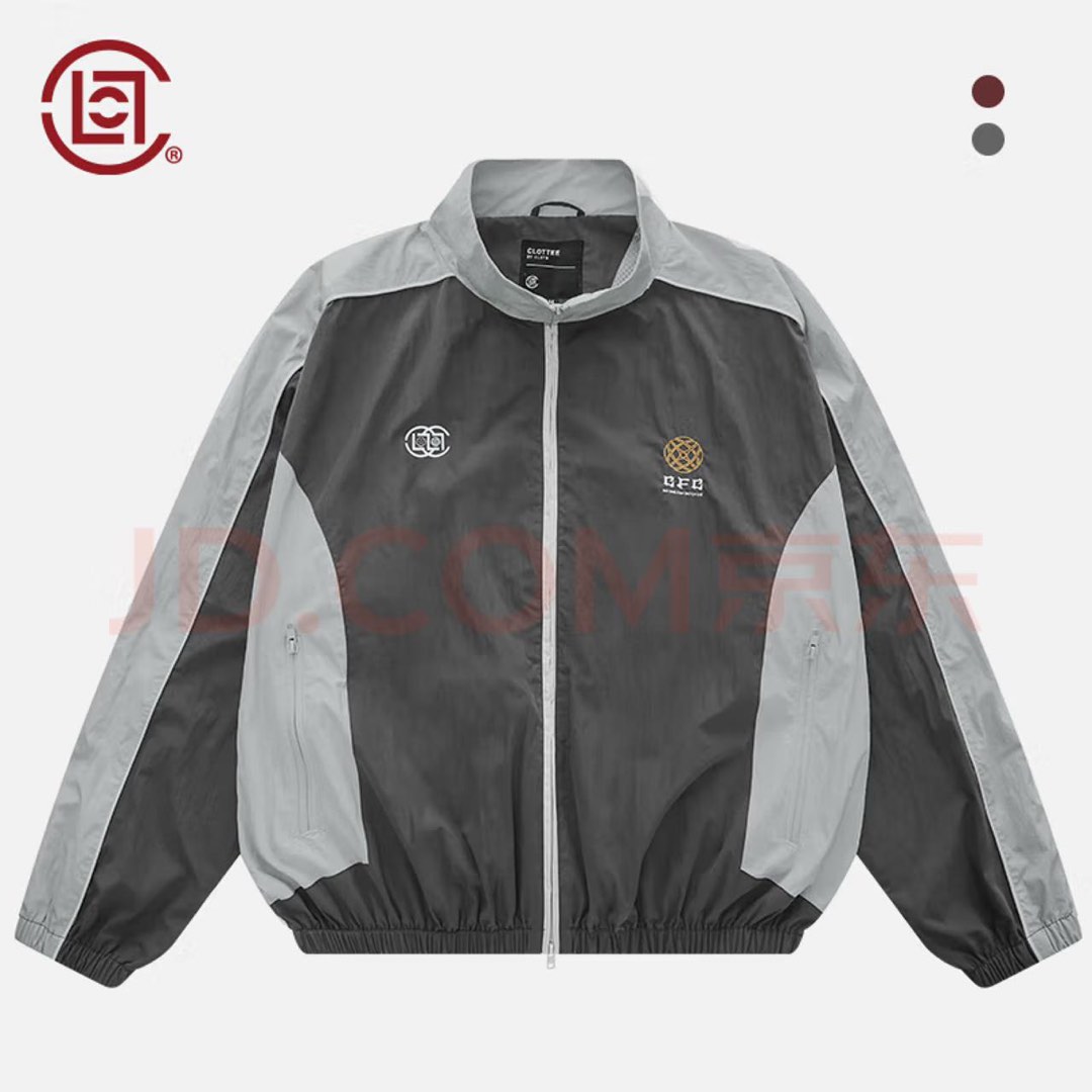CLOT CLOTTEE by CLOT zipper-pieced sports jacket CLOT F.C. series Chen ...