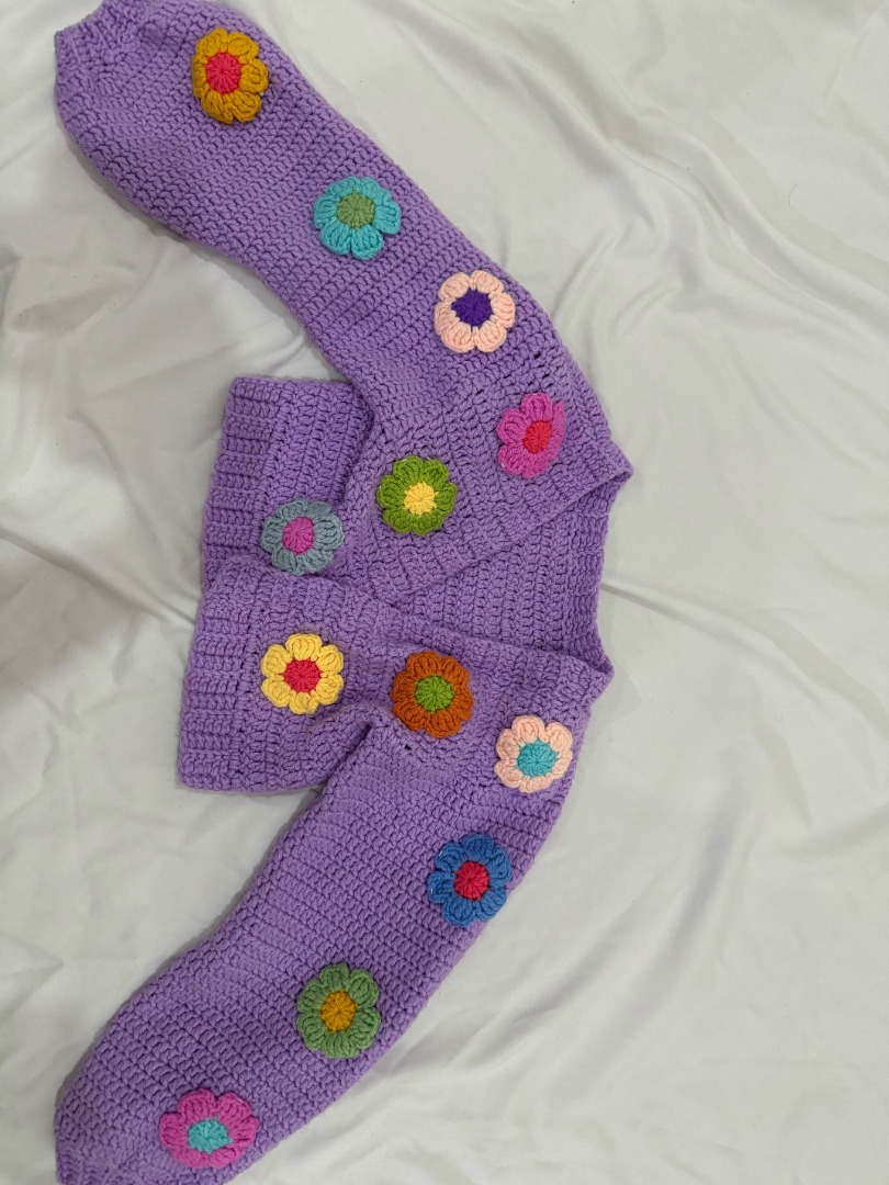 BINI Inspired Crochet sweater, Babies & Kids, Babies & Kids Fashion on ...