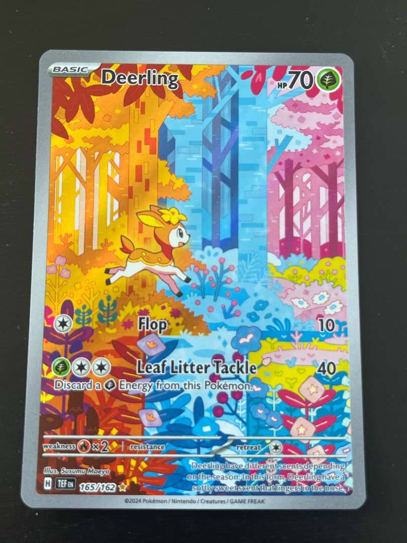 Deerling - 165/162 - Illustration Rare - Pokemon Scarlet & Violet ...