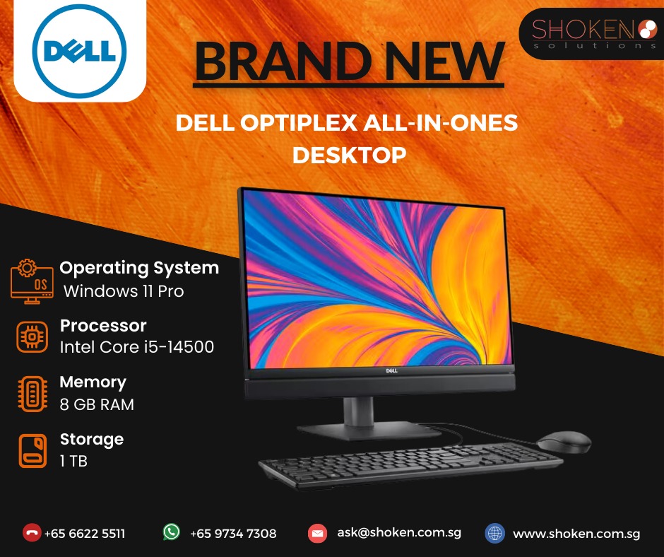 Dell OptiPlex AIO 65 7420 | All-in-One Desktop Computer | Intel Core i5-14500 (14th Gen ...