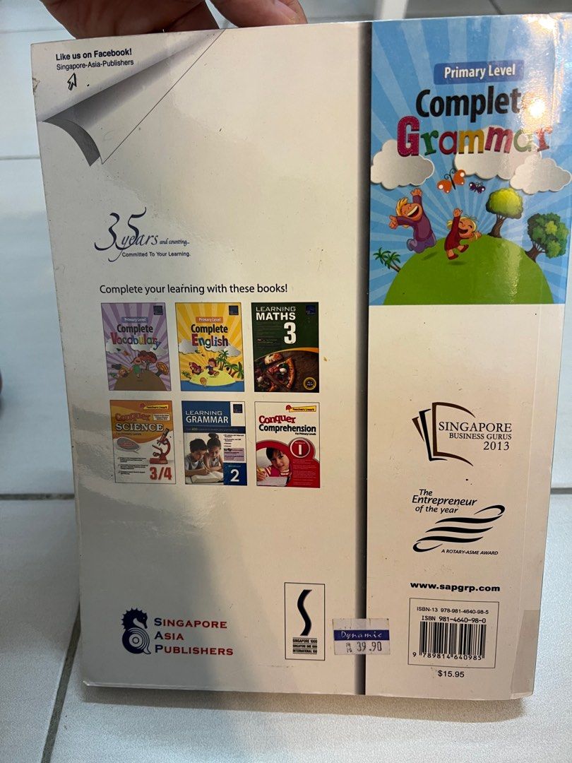 English Primary level Complete Grammar, Hobbies & Toys, Books ...