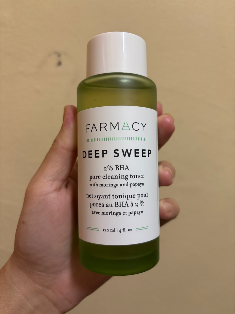 FARMACY Deep Sweep 2% BHA Toner 120ml, Beauty & Personal Care, Face ...