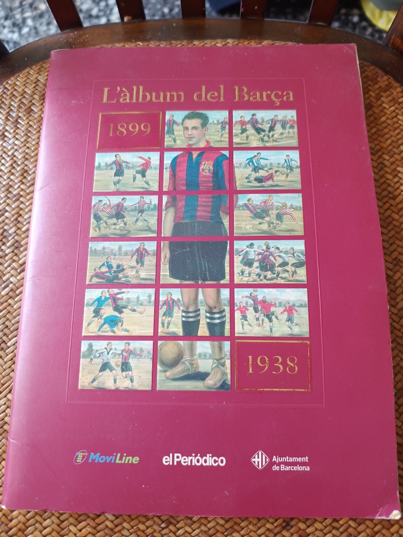 FC Barcelona Sticker Album 1899-1938, Hobbies & Toys, Memorabilia ...