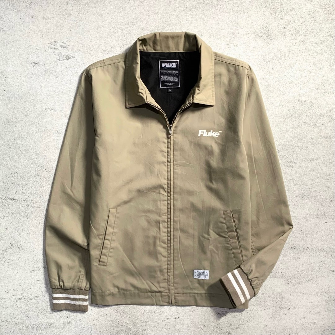 FLUKE SKATEBOARD Canvas Work Jacket . ( Vintage, Casual, Feltics, Outer ...