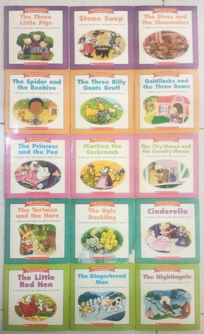 Folk and Fairy Tale ( Easy Readers ) Book Set for Children, Hobbies ...