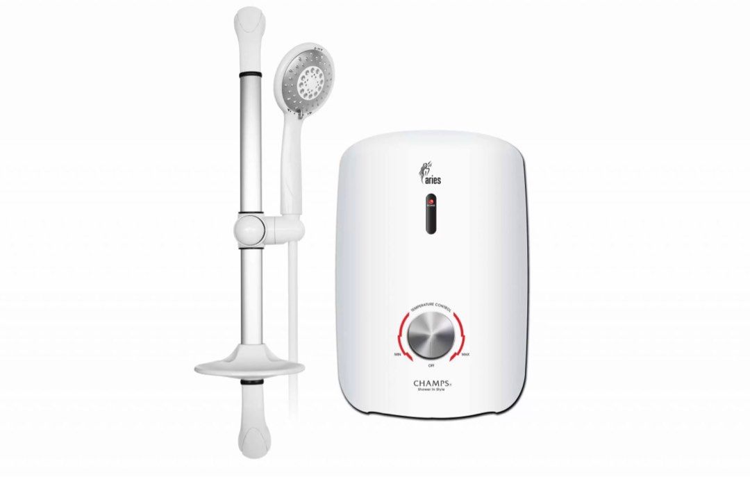 (FREE INSTALLATION) Champs (Copper Tank) Aries Instant Water Heater ...