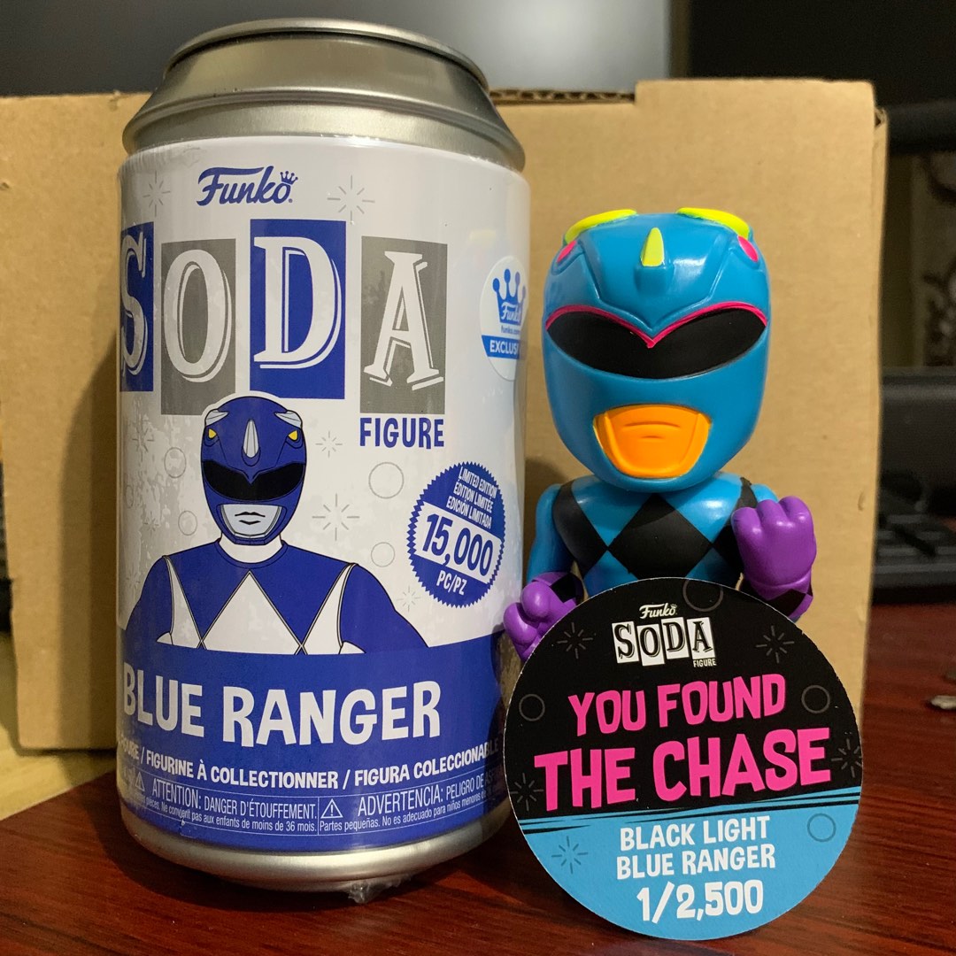 Funko Soda Mighty Morphin Power Ranger Blue Chase, Hobbies & Toys, Toys ...
