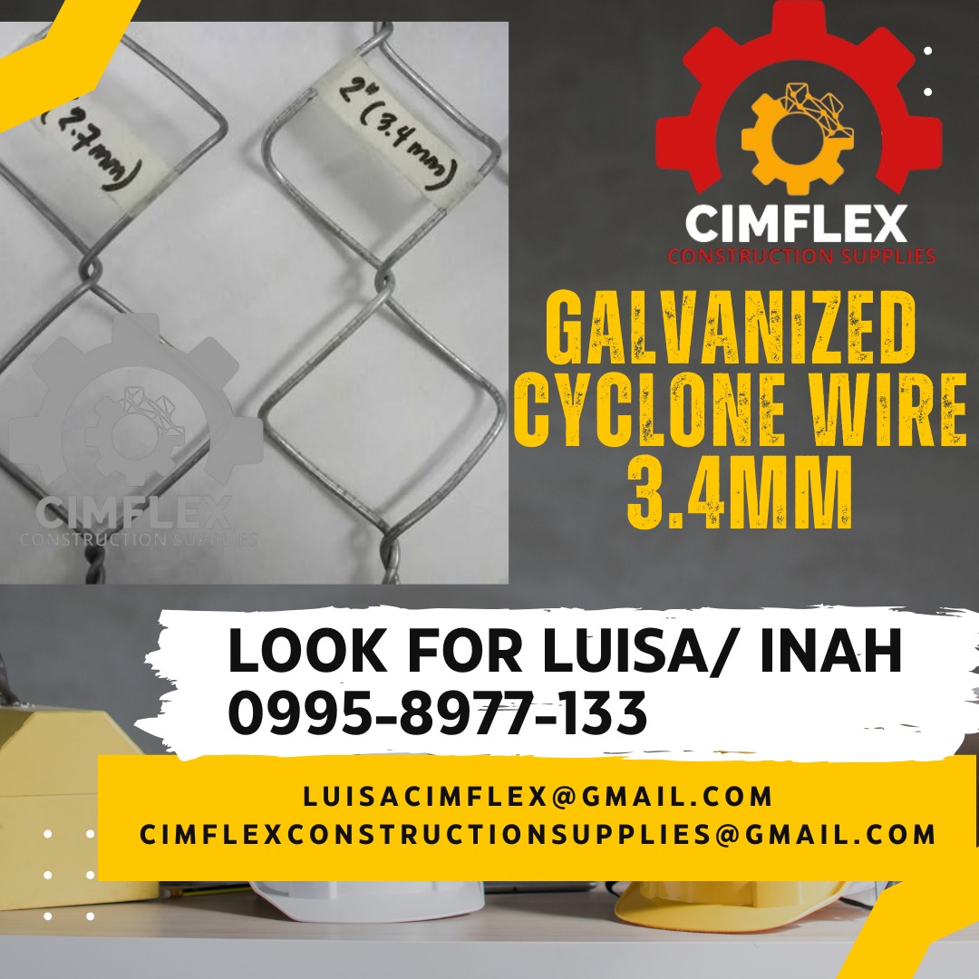 galvanized cyclone wire 3.4mm, Everything Else, Others on Carousell