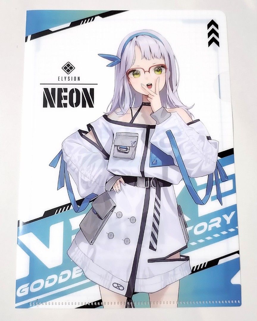 Genuine GODDESS OF VICTORY: NIKKE x Family Mart A5 File Transparent Mini Plastic Folder Japan ...