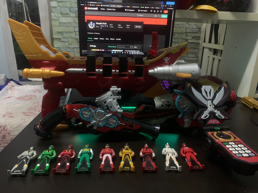 DX gokaiger weapon set, Hobbies & Toys, Toys & Games on Carousell