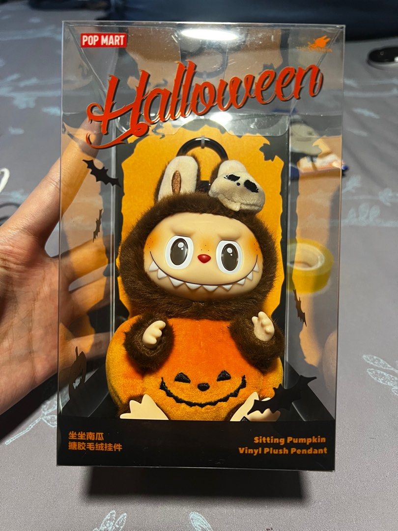 BNIB Halloween Labubu Popmart Pop Mart the monsters vinyl pendant ...