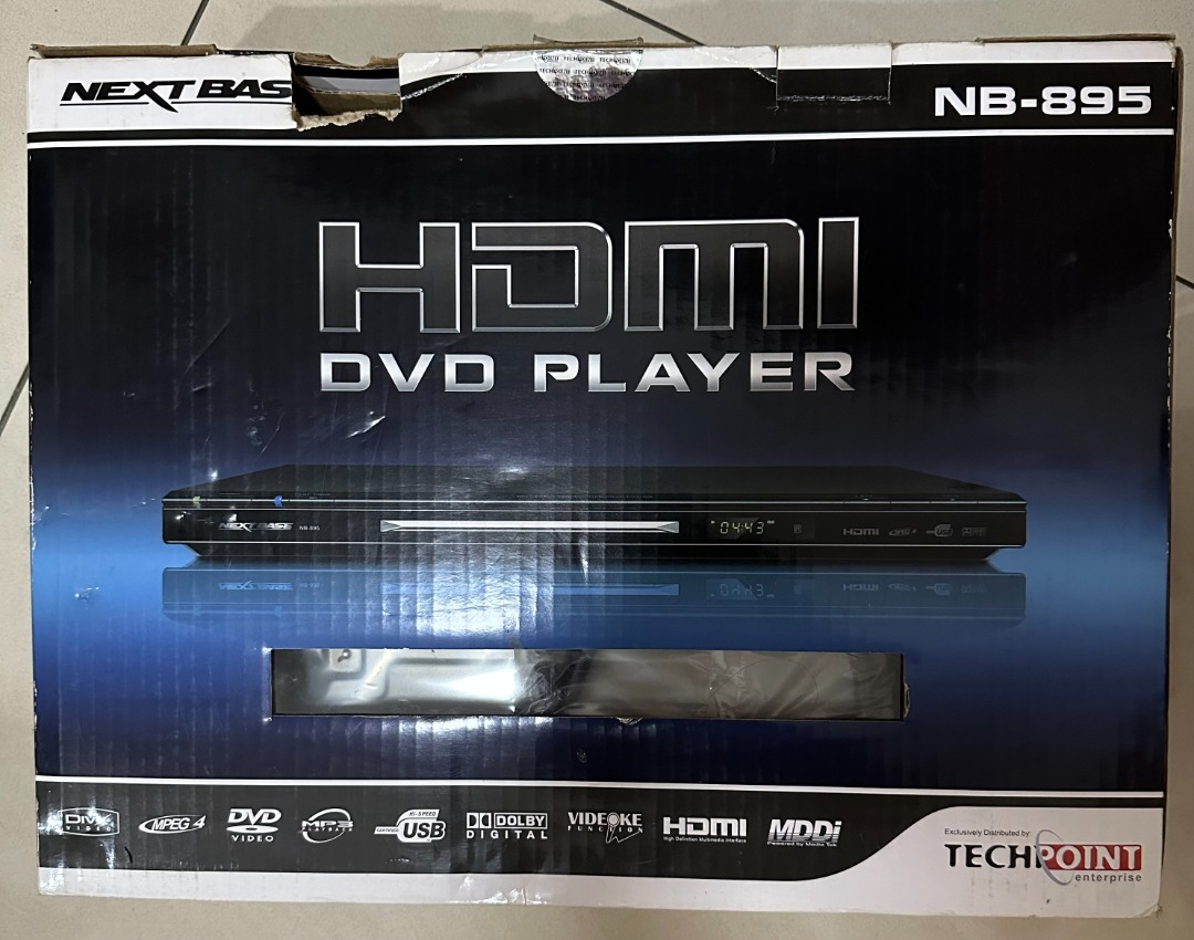 HDMI DVD Player Next Base NB-895 (Brand New with Remote and Box), TV ...