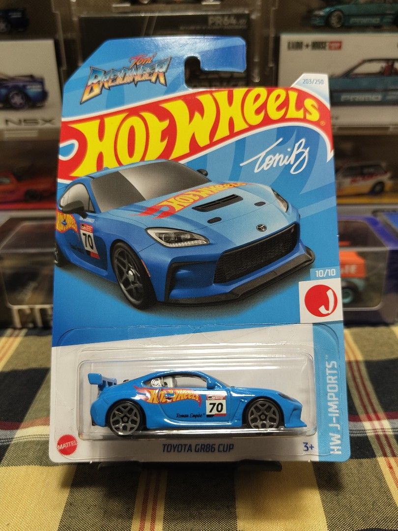 HOT WHEELS TOYOTA GR86 CUP - BLUE, Hobbies & Toys, Toys & Games on ...