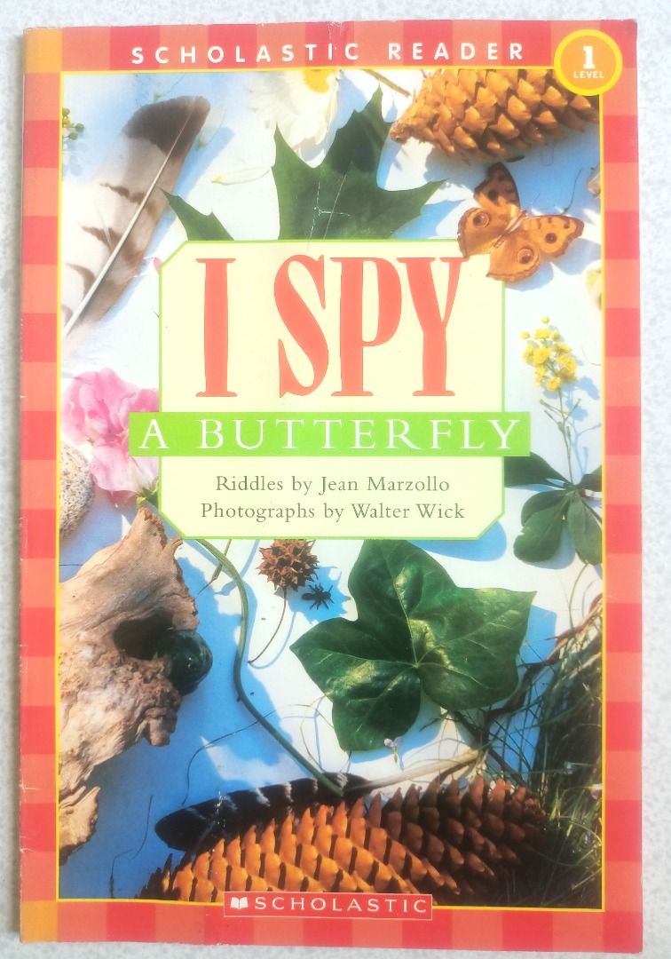 I Spy A Butterfly ( Beginning Reader Level 1 ) Scholastic Children's ...