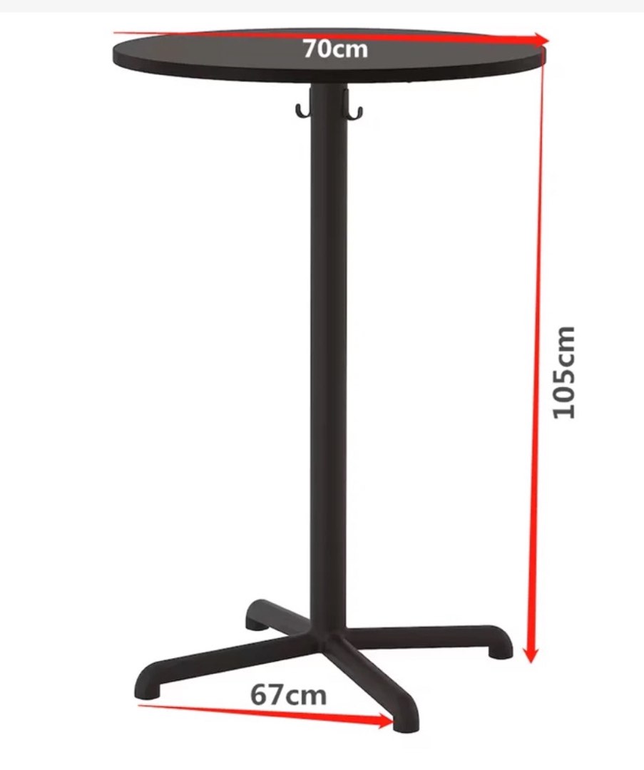 IKEA STENSELE Bar Table - Modern and Durable, Furniture & Home Living ...