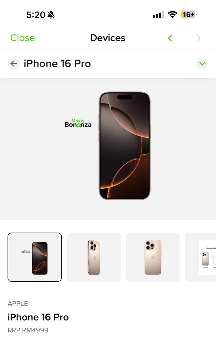 iPhone 16 Pro 128GB Desert Titanium, Mobile Phones & Gadgets, Mobile ...