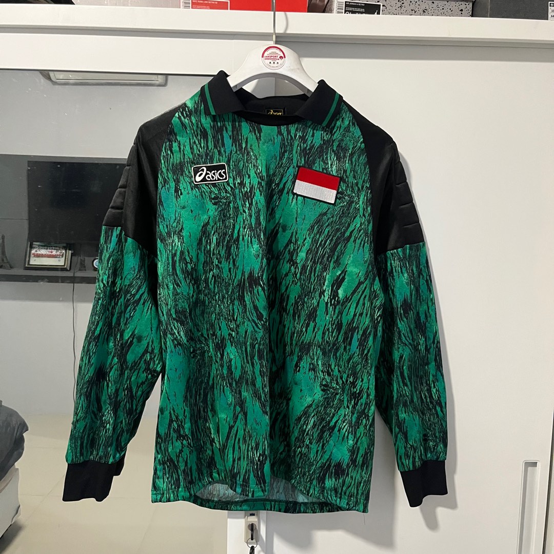 Jersey timnas indonesia kiper template vintage retro, Fesyen Pria ...