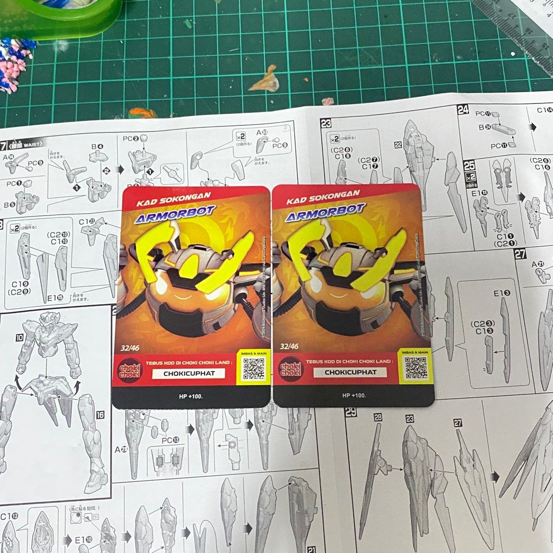Kad Choki Choki Armorbot, Hobbies & Toys, Toys & Games on Carousell