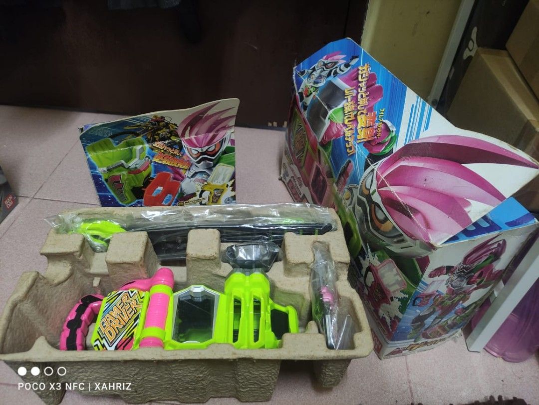 Kamen Rider Ex-Aid DX Gamer Driver x Kimewaza Holder Set, Hobbies & Toys, Toys & Games on Carousell