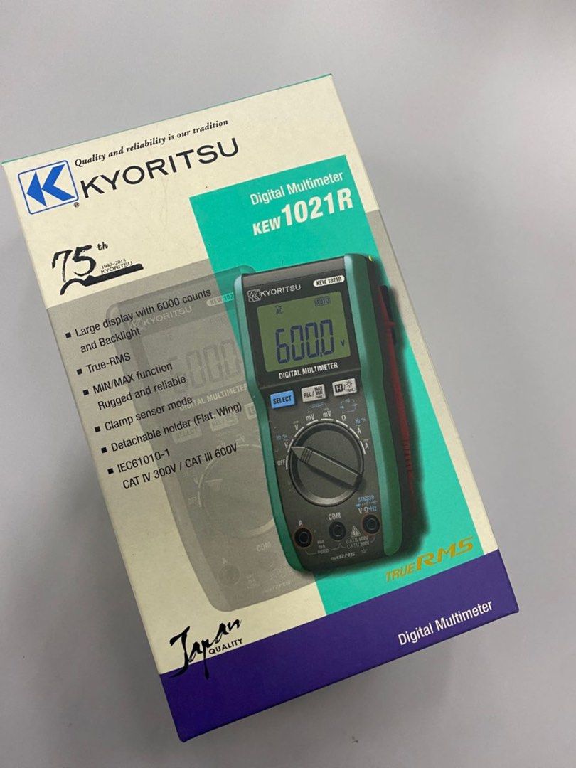 Kyoritsu 1021r multimeter, Furniture & Home Living, Home Improvement ...